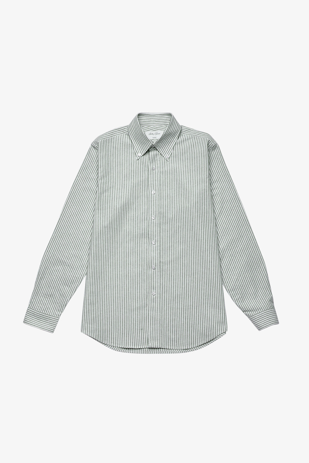 Dexter green stripe button down